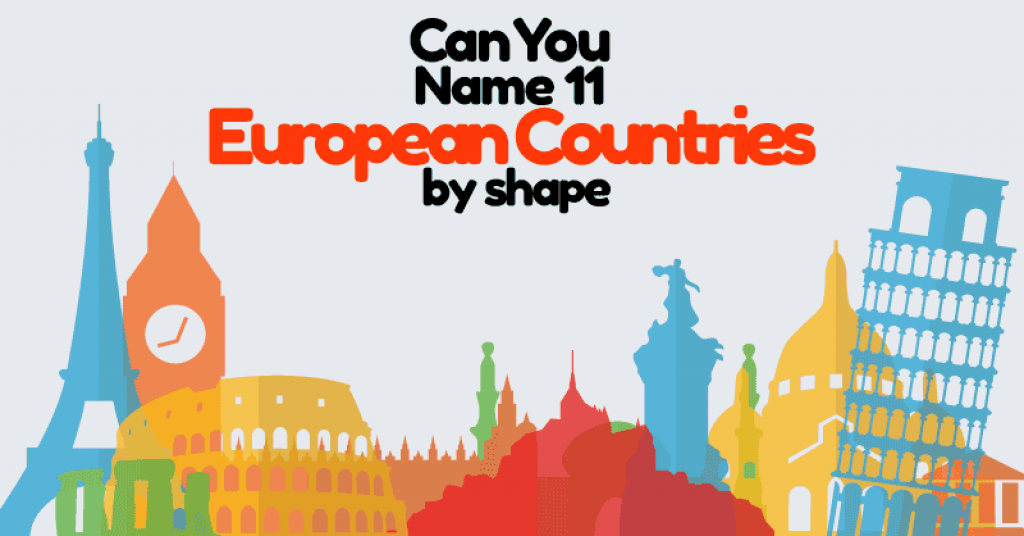 quizwow - Can You Name 11 European Countries By Shape