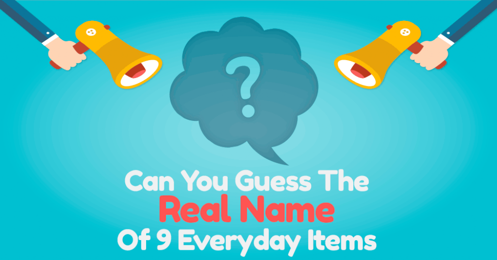 quizwow - Can You Guess The Real Names Of 9 Everyday Items?